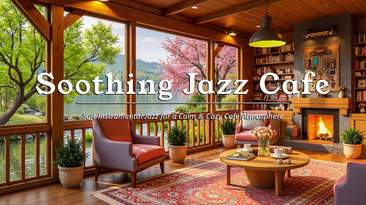 Warm Spring Coffee & Soothing Jazz ☕ Soft Instrumental Jazz for a Calm ...