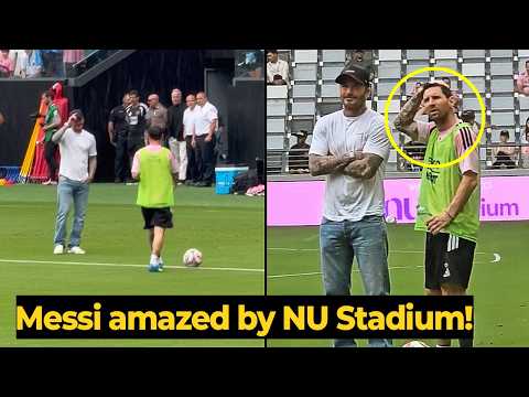 Messi–Beckham first training at NEW Inter Miami stadium – look at their reaction!