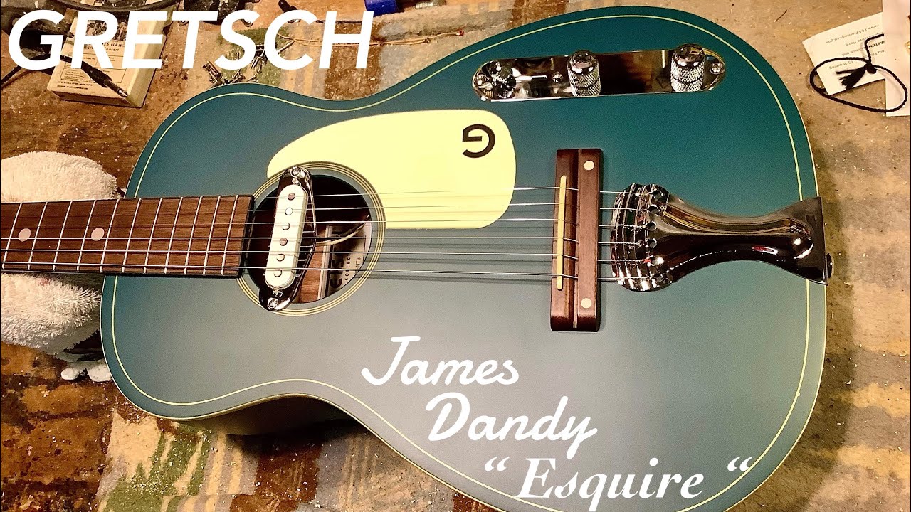 GRETSCH Limited Edition Blue Jim Dandy , ( JAMES DANDY “Esquire ...