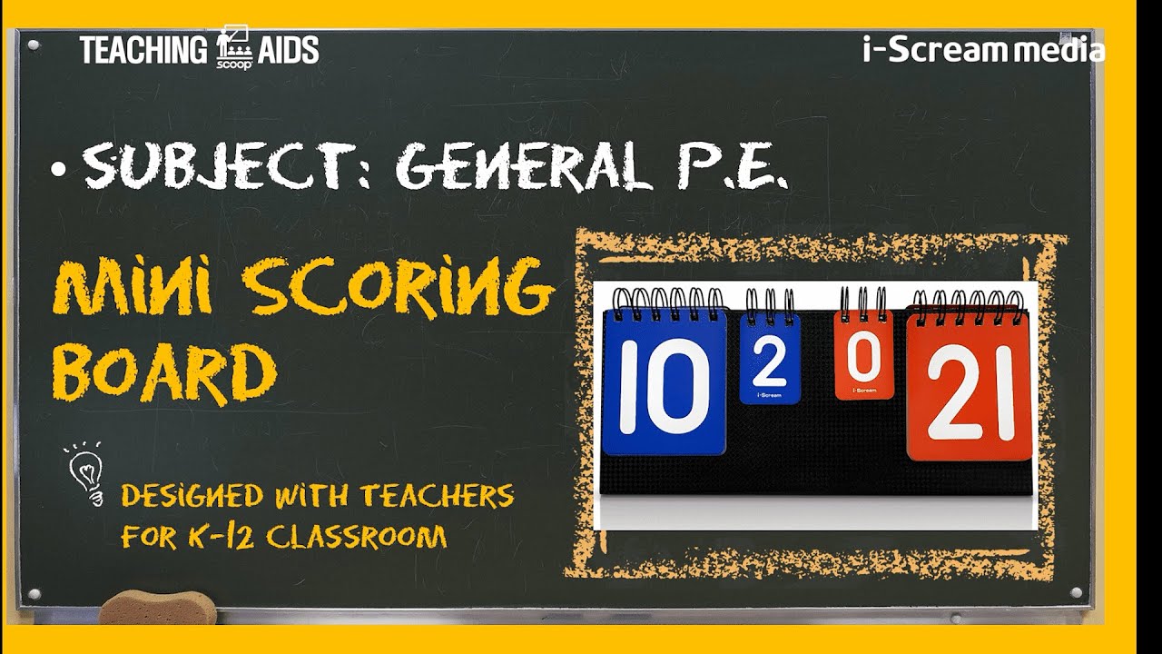 [i-Scream] Mini Scoreboard - for Teachers, Coaches, School - YouTube