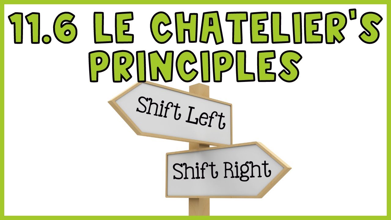 Le Chatelier's Principles and Equilibrium Stressors - YouTube