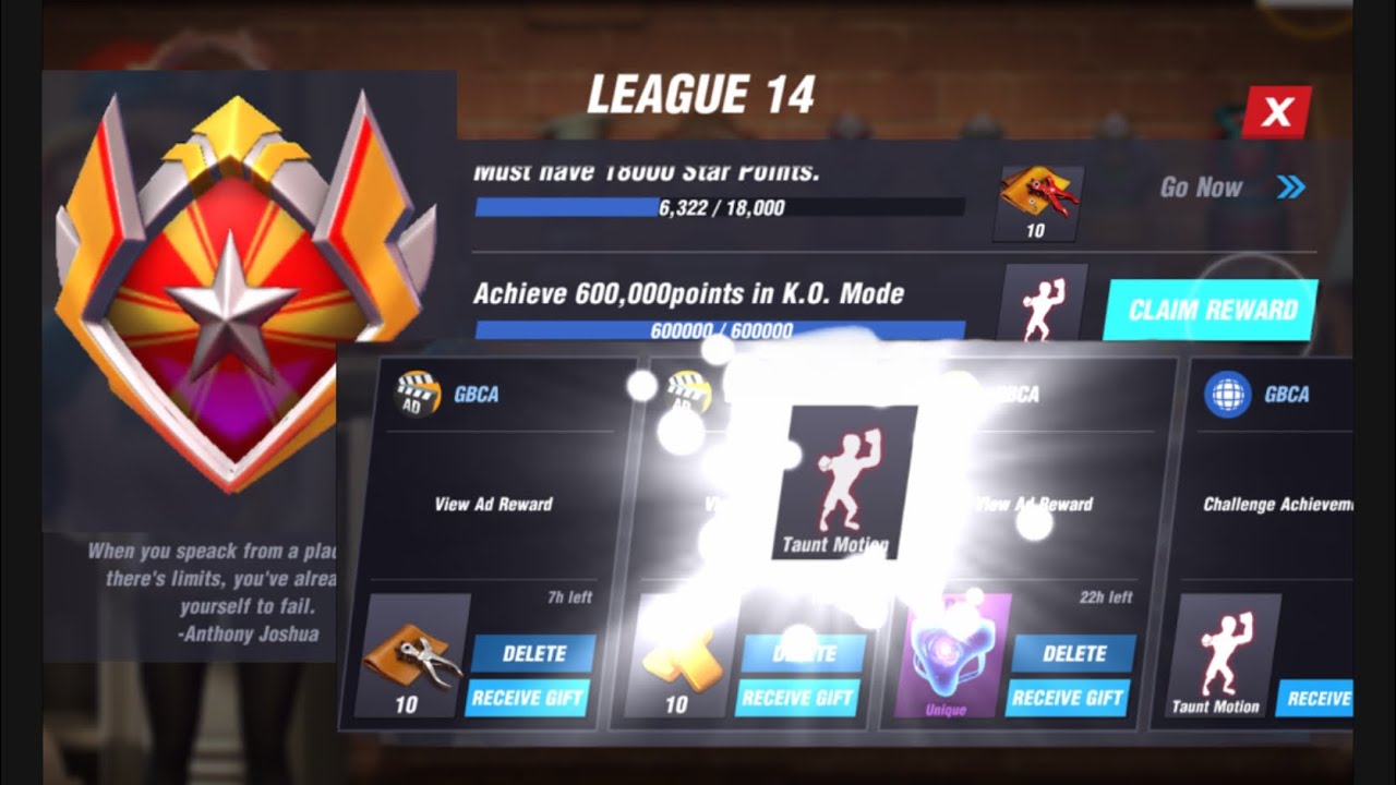 BoxingStar: Collecting Taunt Motion Reaching 600K Points in K.O Mode ...