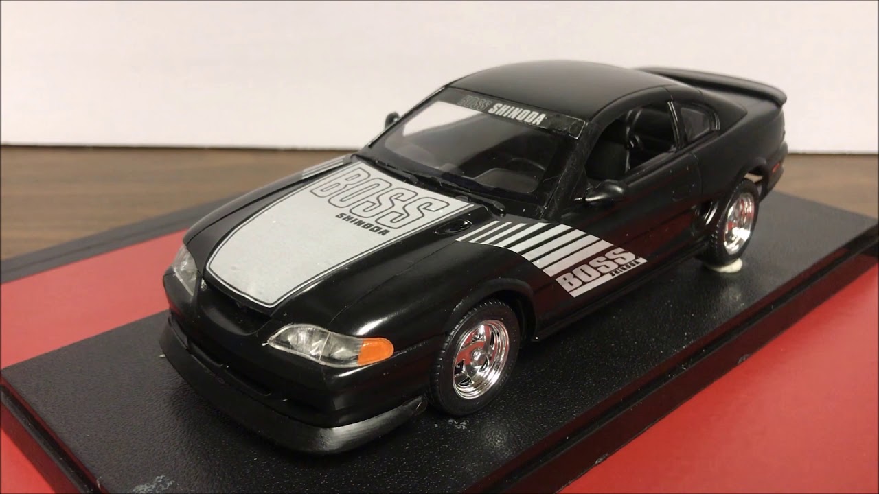 1995 Boss Shinoda Mustang Model Kit - YouTube