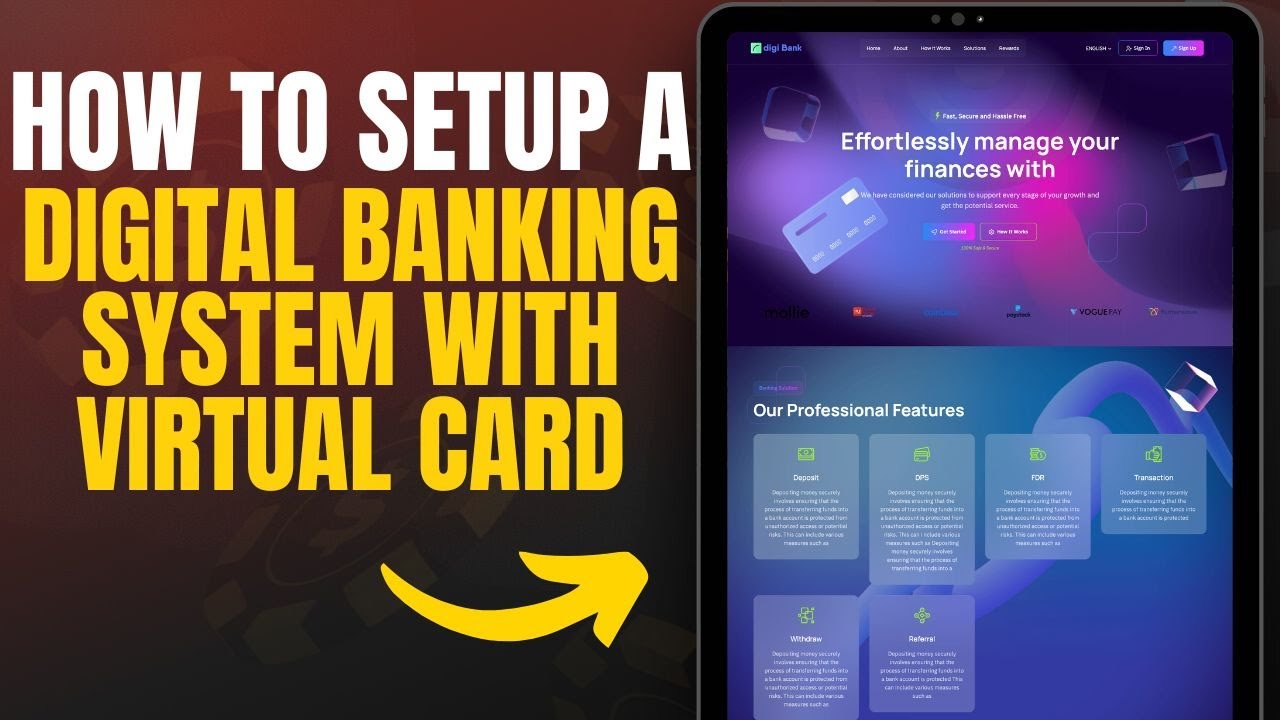 How to setup Advanced Multi Wallet Digital Banking System with Virtual ...