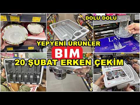 BİME GELDİ HEMEN ALDIK💃BİM 20 ŞUBAT 2026 CUMA💃/GERÇEK İLK VE TEK ERKEN ÇEKİM❗️/YEPYENİ ÜRÜNLER/
