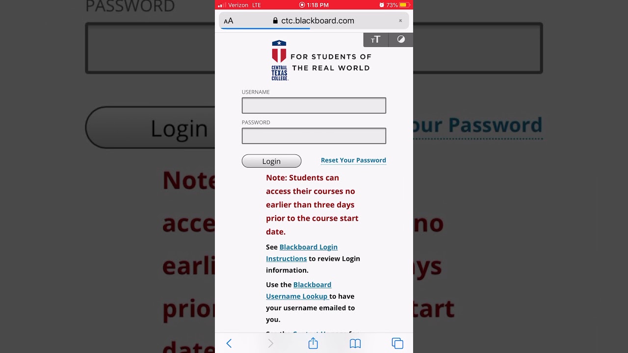 CTC login help - YouTube