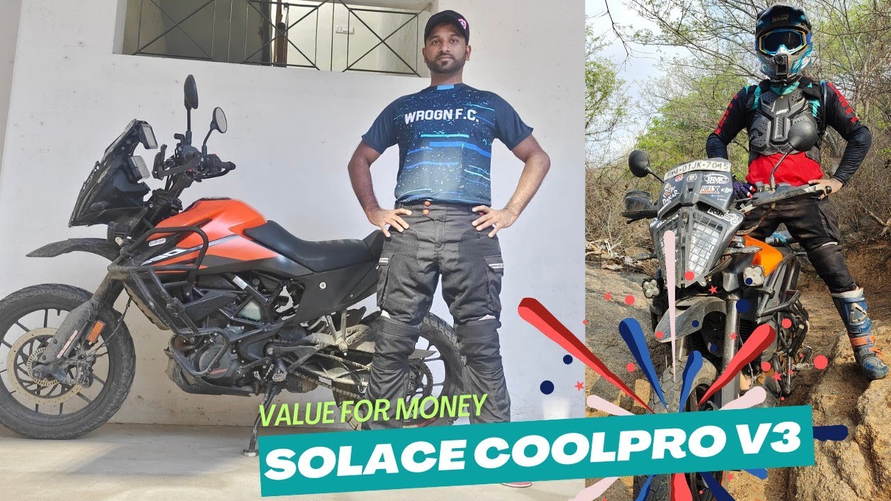 SOLACE CoolPro V3 | Best all Season Adventure Riding Pant Review #tamil ...
