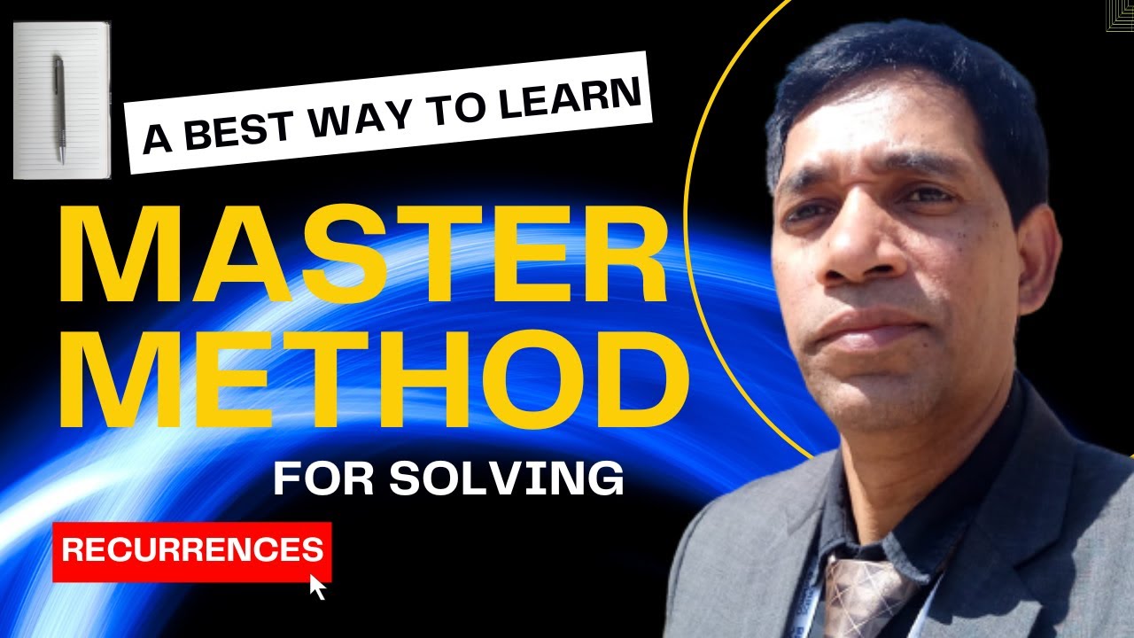 What is master method for solving recurrences? - YouTube