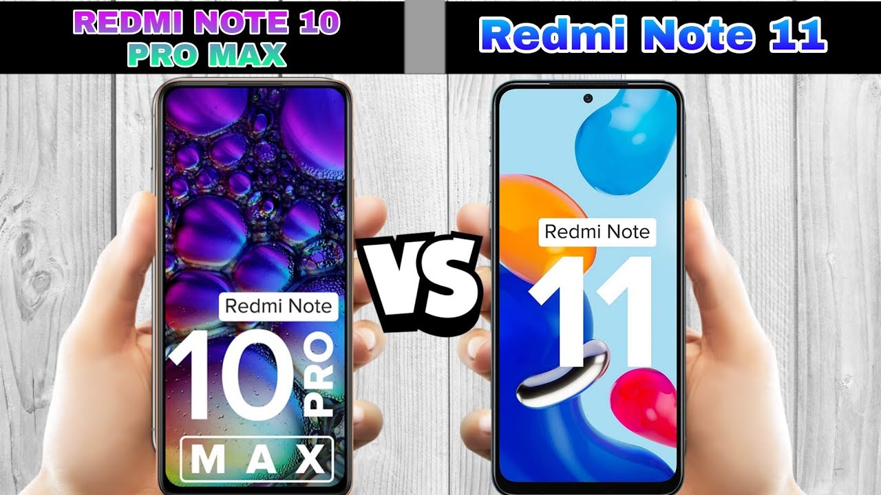 redmi note 10 pro max vs redmi note 11 full comparison. - YouTube