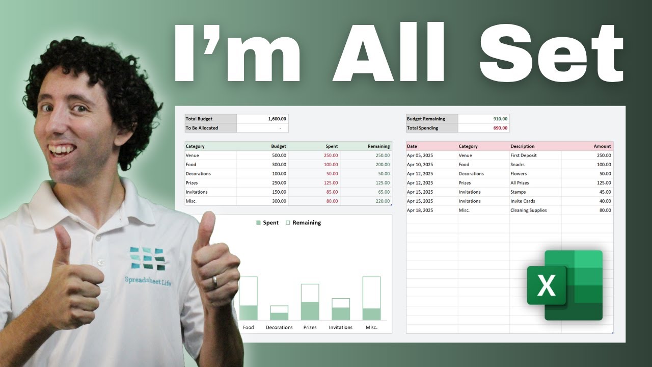 How I Use Excel to Budget for Vacation (Free Template Included) - YouTube