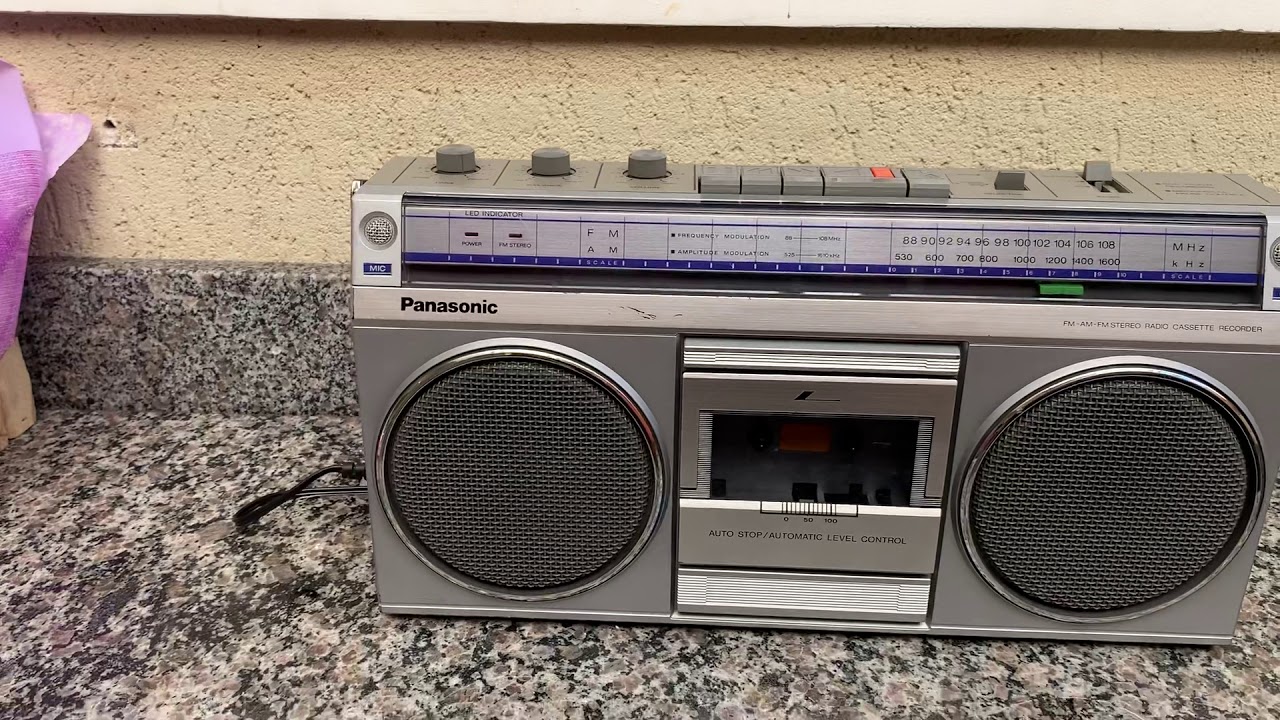 Rádio Gravador Boombox Panasonic RX-4940 - YouTube