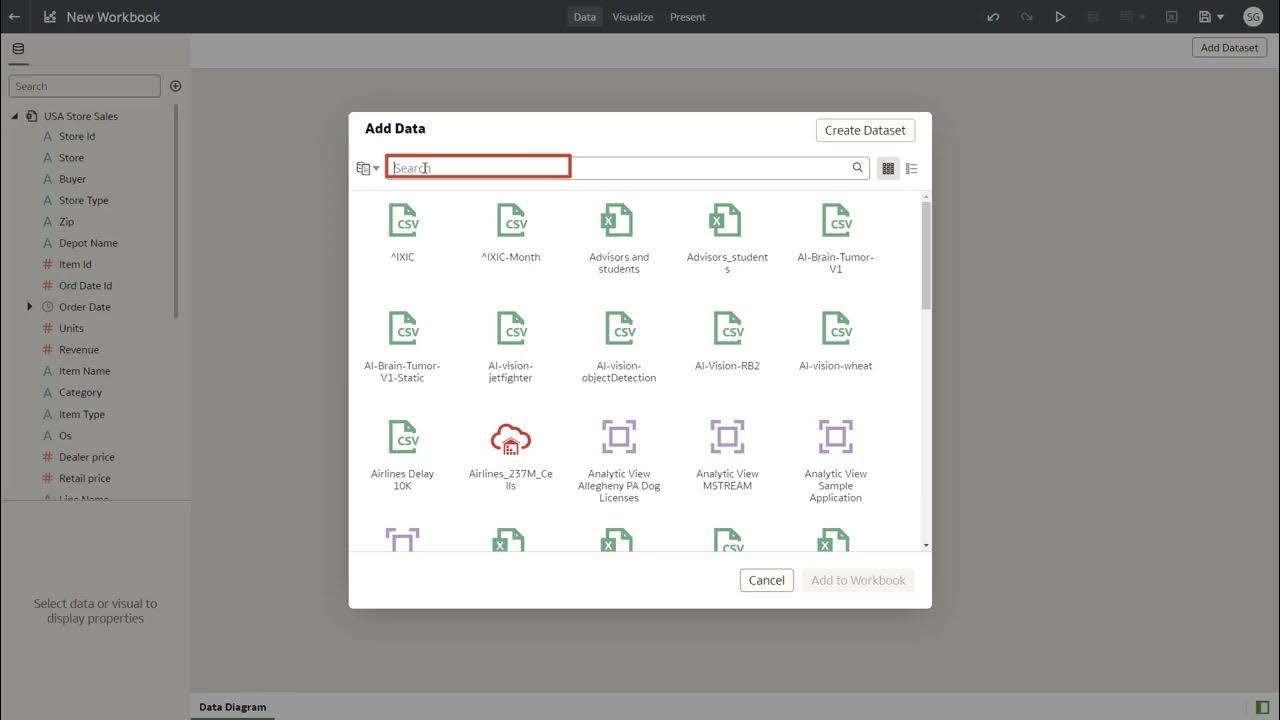 Blend Data in Oracle Analytics - YouTube