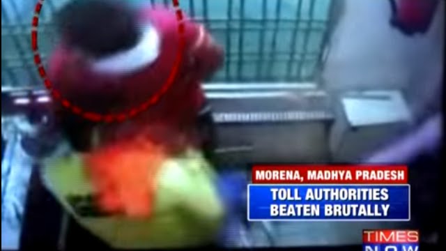 Two Toll Booth Operators Injured After FIGHT with Truck Drivers - YouTube