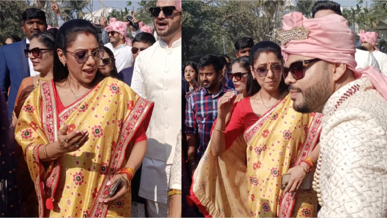 Rupali Ganguly Dance Video In Baraat Of Shehnaaz Gill Manager Kaushal ...