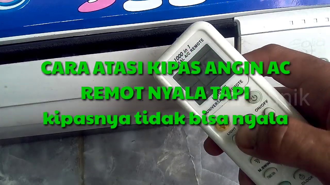 sejuta orang baru tau atasi Sensor mati pada AC kipas angin - YouTube