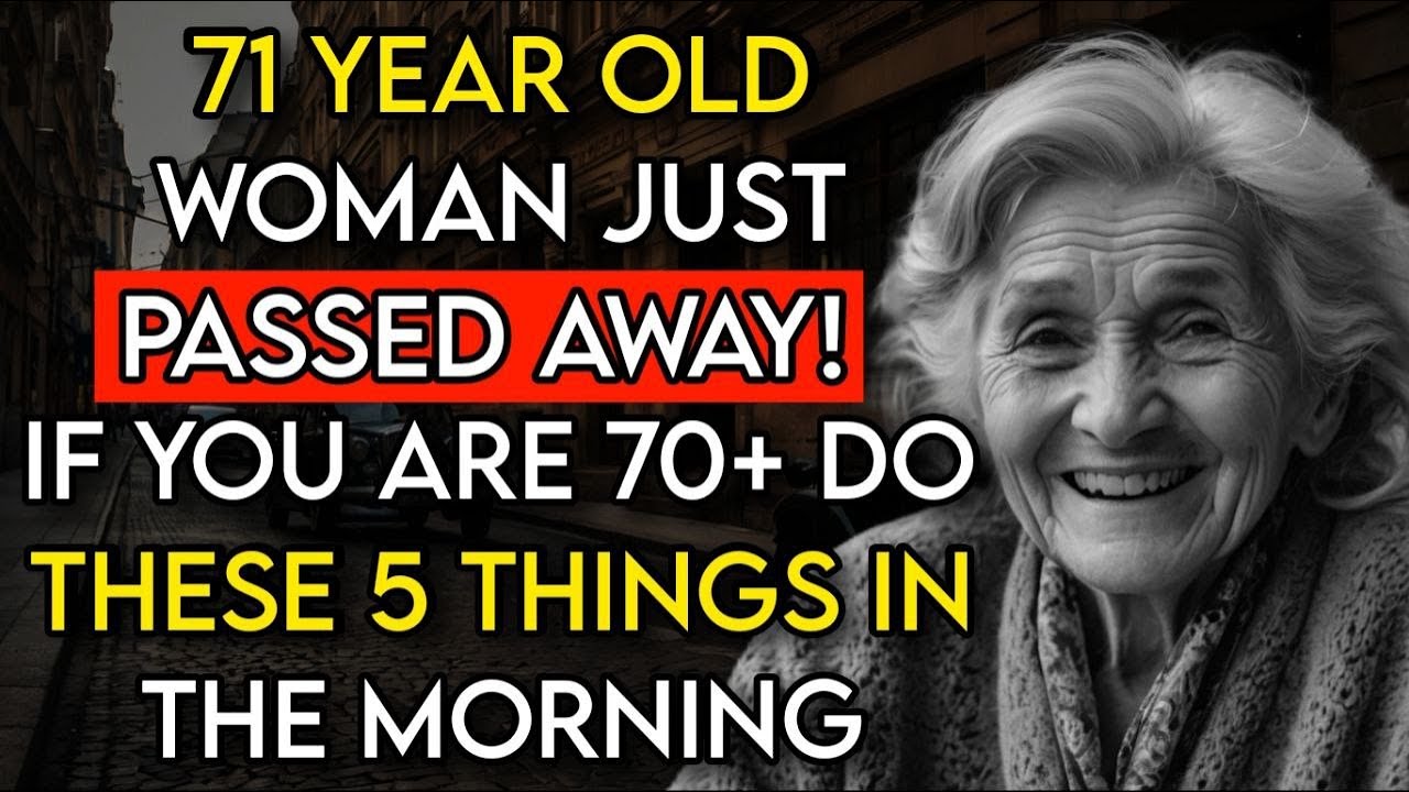 Tragic News: A 71-Year-Old Woman Has Passed Away. Avoid These 5 ...