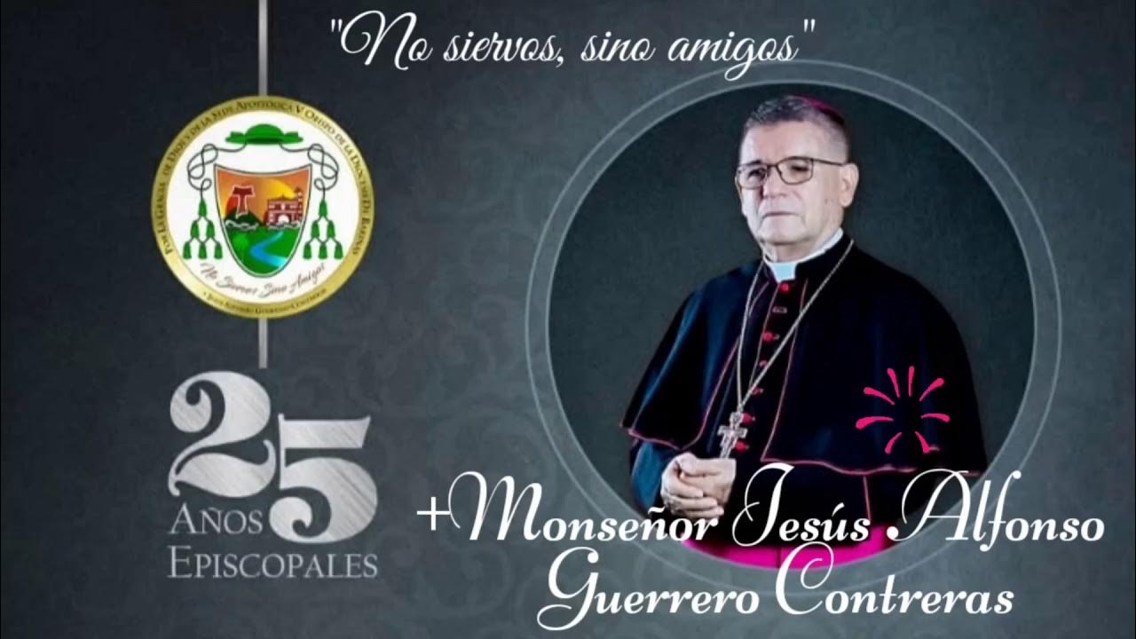 Mons José Luis Azuaje Felicita A Monseñor Jesús Alfonso Guerrero En Sus Bodas De Plata