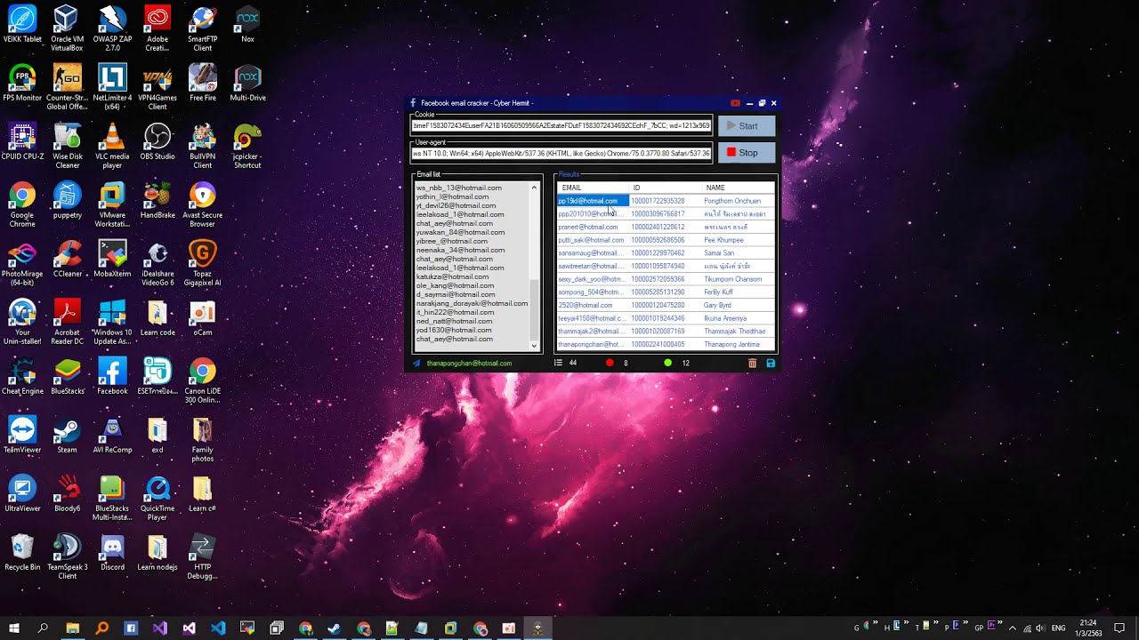 Facebook Tool Extract Name and ID from email 2020 - YouTube