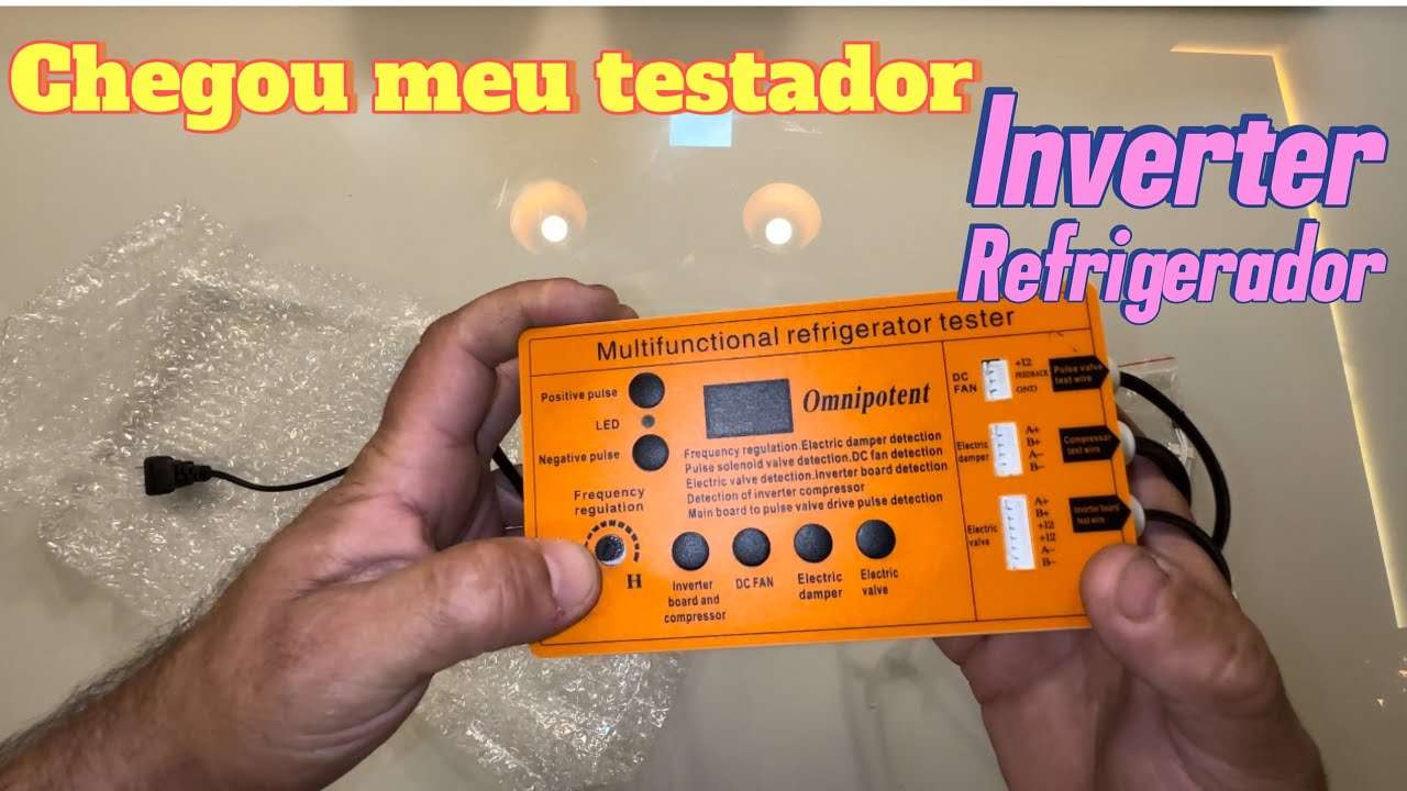 Chegou o testador para refrigerador inverter universal Philco, Midea ...