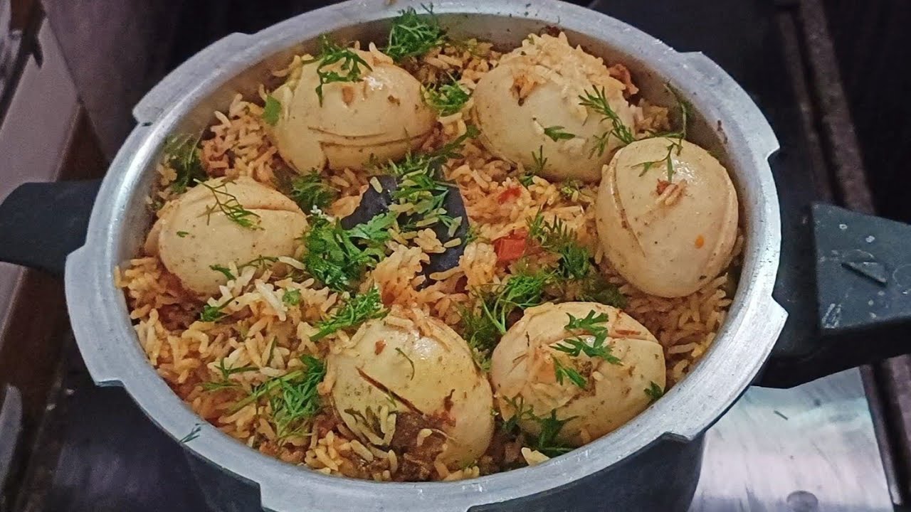 కేవలం 10 నిమిషాల్లోనే Egg బిరియాని కుక్కర్లో చేసుకోవచ్చు పొడి పొడిగా ...