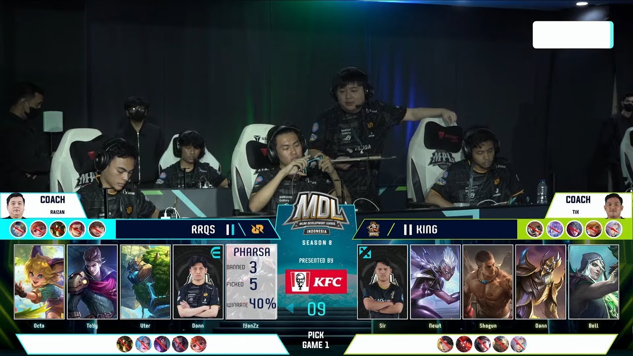 VTER GROCK DONN JOY IYANZ LANCELOT | RRQ SENA VS KING PABZ GAME 2 - YouTube
