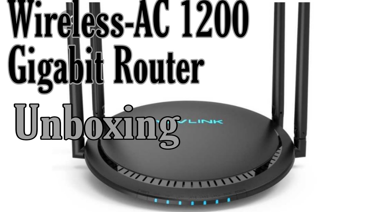 Wavelink Wireless-AC 1200 Gigabit Router Unboxing - YouTube
