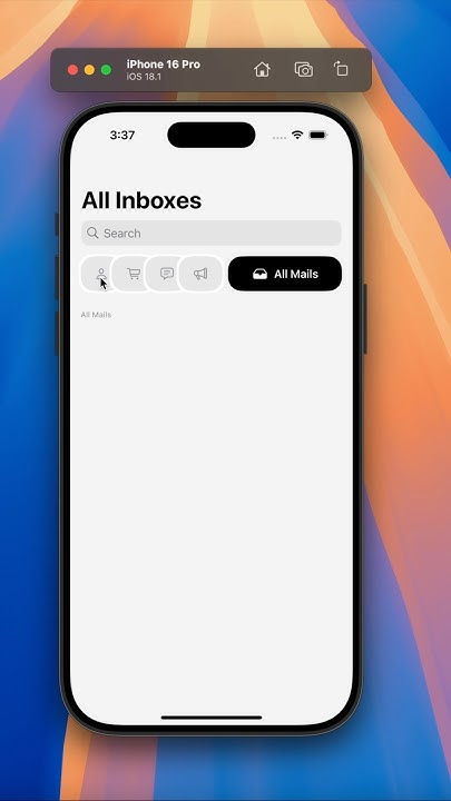 Recreating iOS 18.1 Mail App’s Tab bar using SwiftUI | Xcode - YouTube