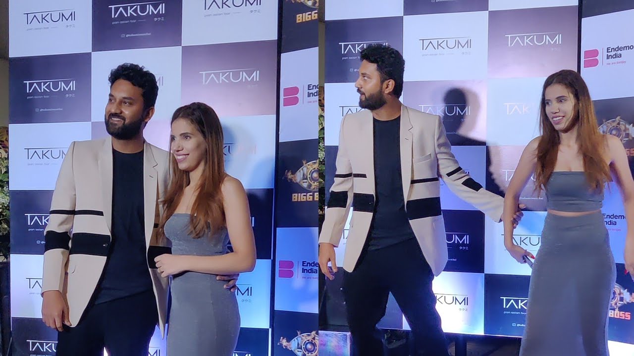Arun Srikanth Mashettey With Wife At Bigg Boss 17 Reunion Party in ...