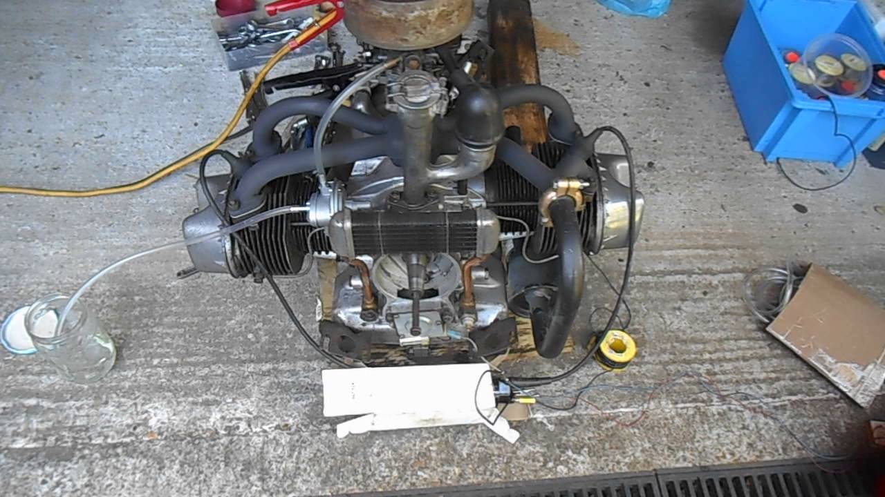 2CV Citroen 425cc engine - YouTube