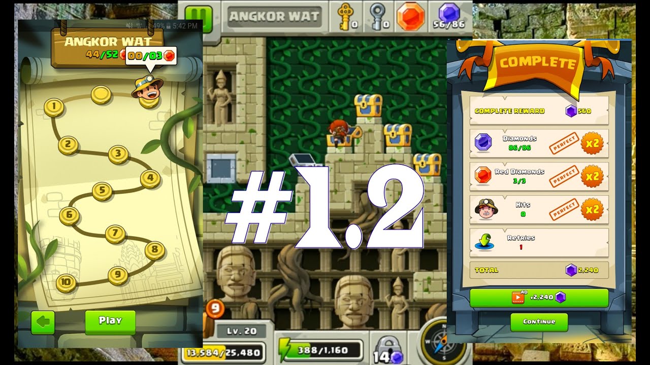 Diamond Quest: Don't Rush! Angkor Wat II - Secret Stage 02 (1.2) - All ...