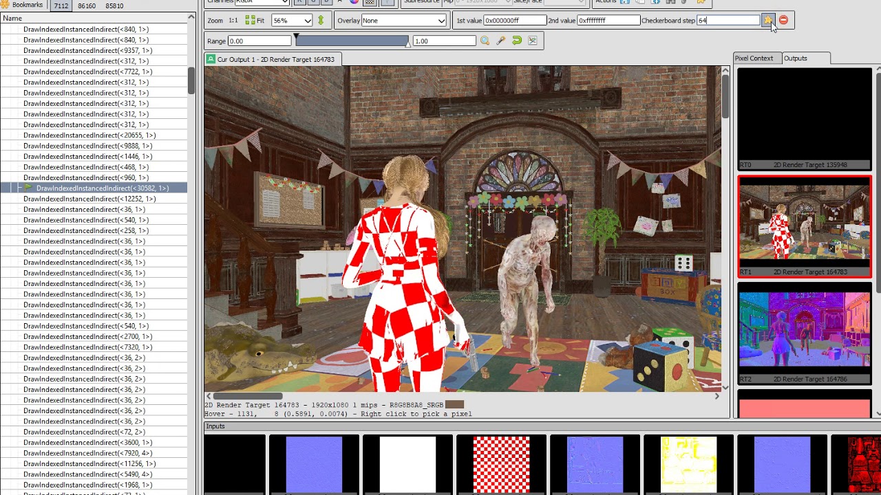RenderDoc texture replacement prototype - YouTube