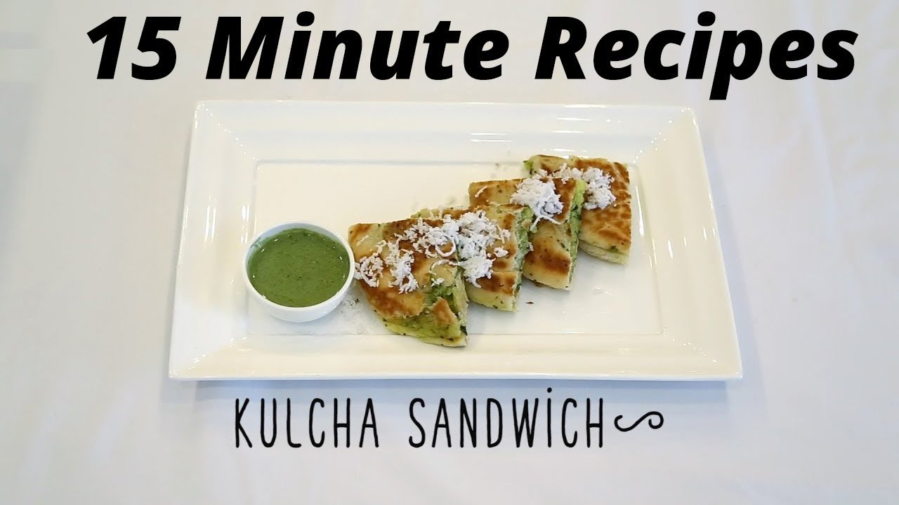 15 Minute Recipes: Stuffed Masala Kulcha Sandwich Recipe on Food i.e ...