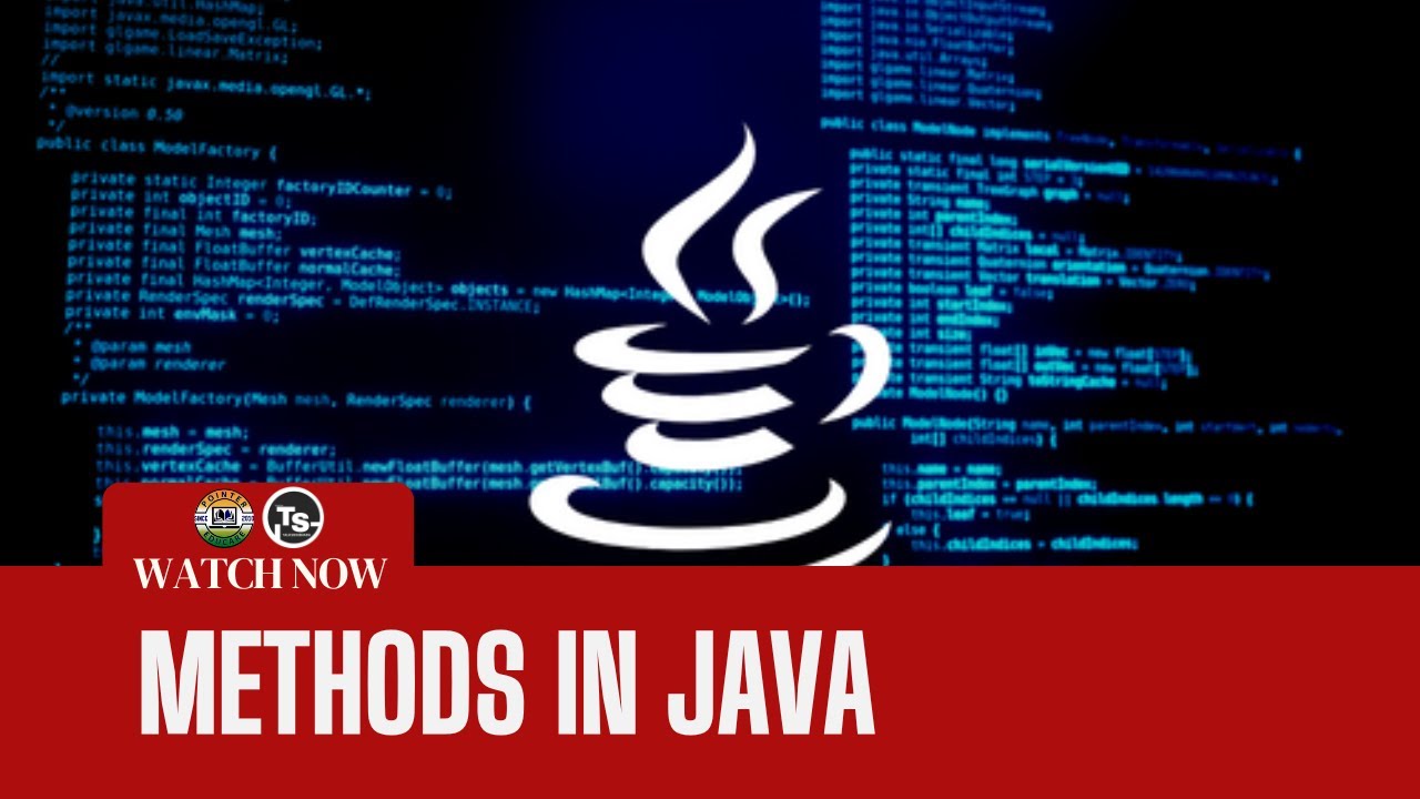 Tutorial 4 | Methods | Java | Prof. Subhabrata Bhattacharjee - YouTube