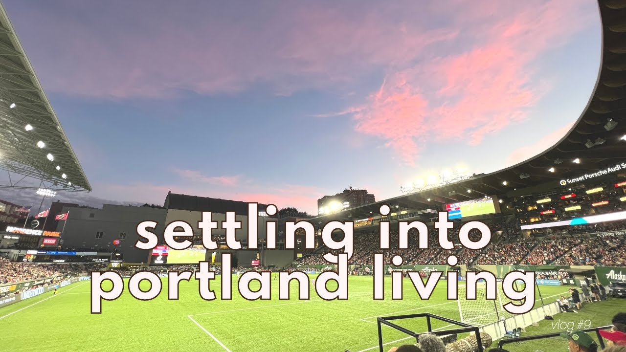 portland city living vlog | timbers game, target haul & filming tiktoks ...