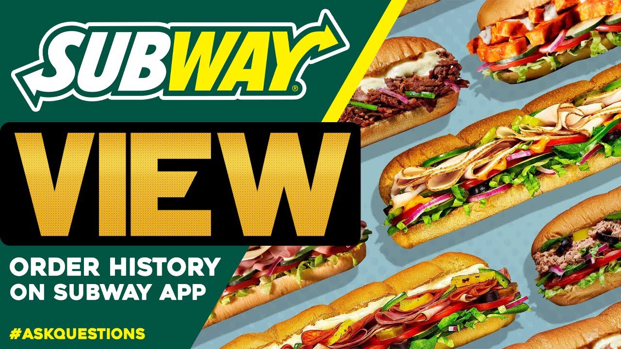 How to Order Subway Sandwiches With Order History! (Updated 2024) - YouTube