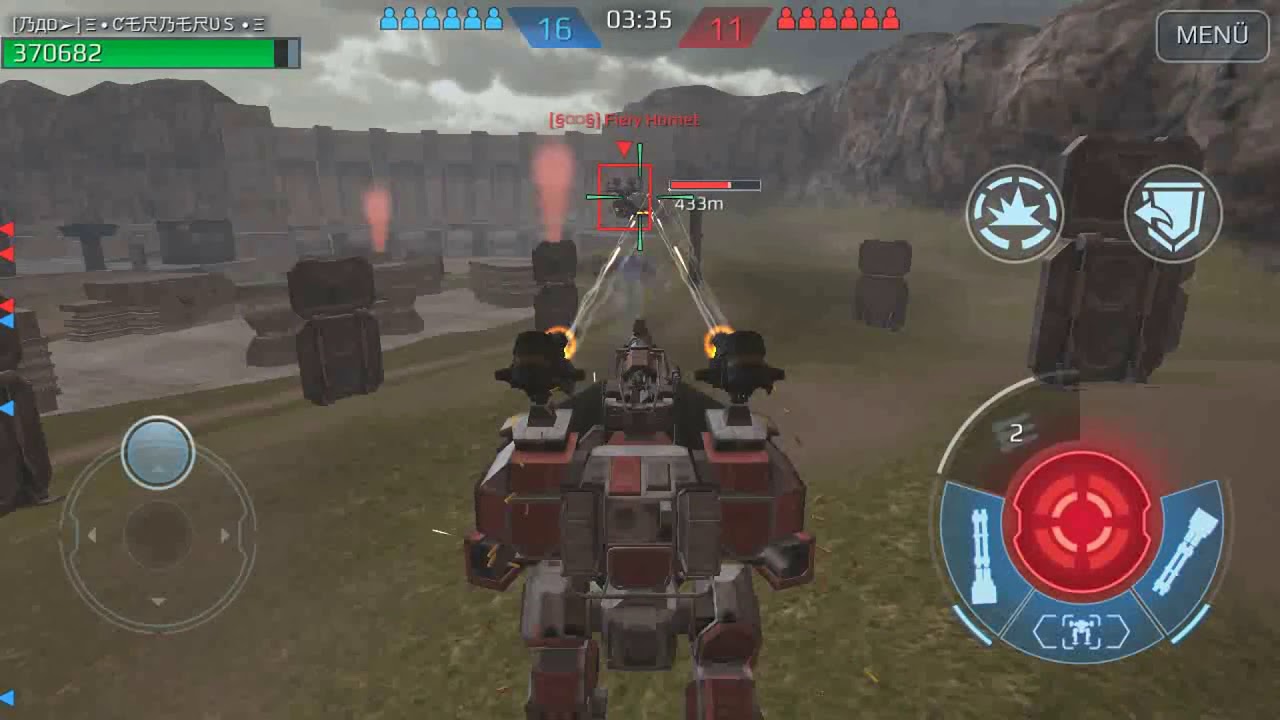 War Robots - Kurzauftritt Cerberus - YouTube