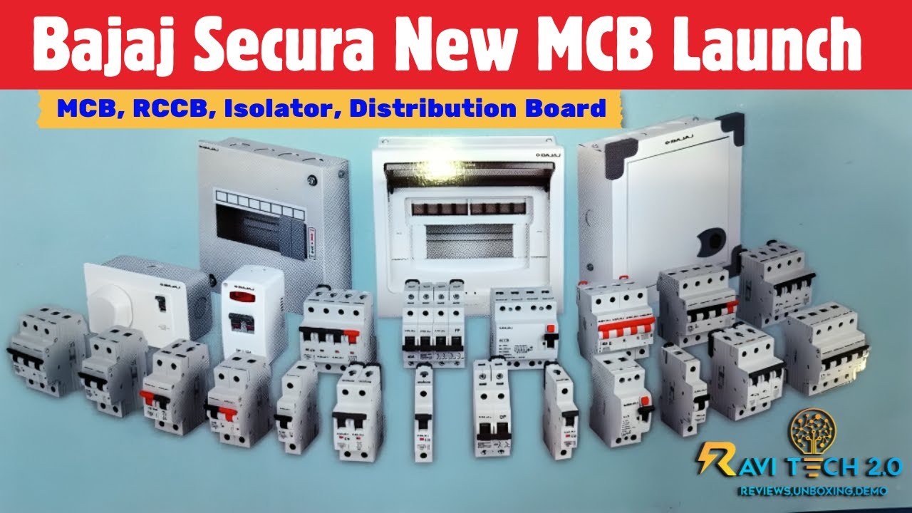 Bajaj Electricals New MCB Launch | Bajaj Secura MCB Fast Tripping ...