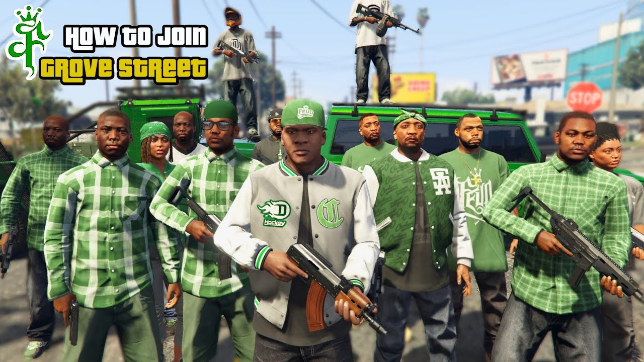 How to Join Grove Street Families Gang in GTA 5! (Secret Gang Missions ...