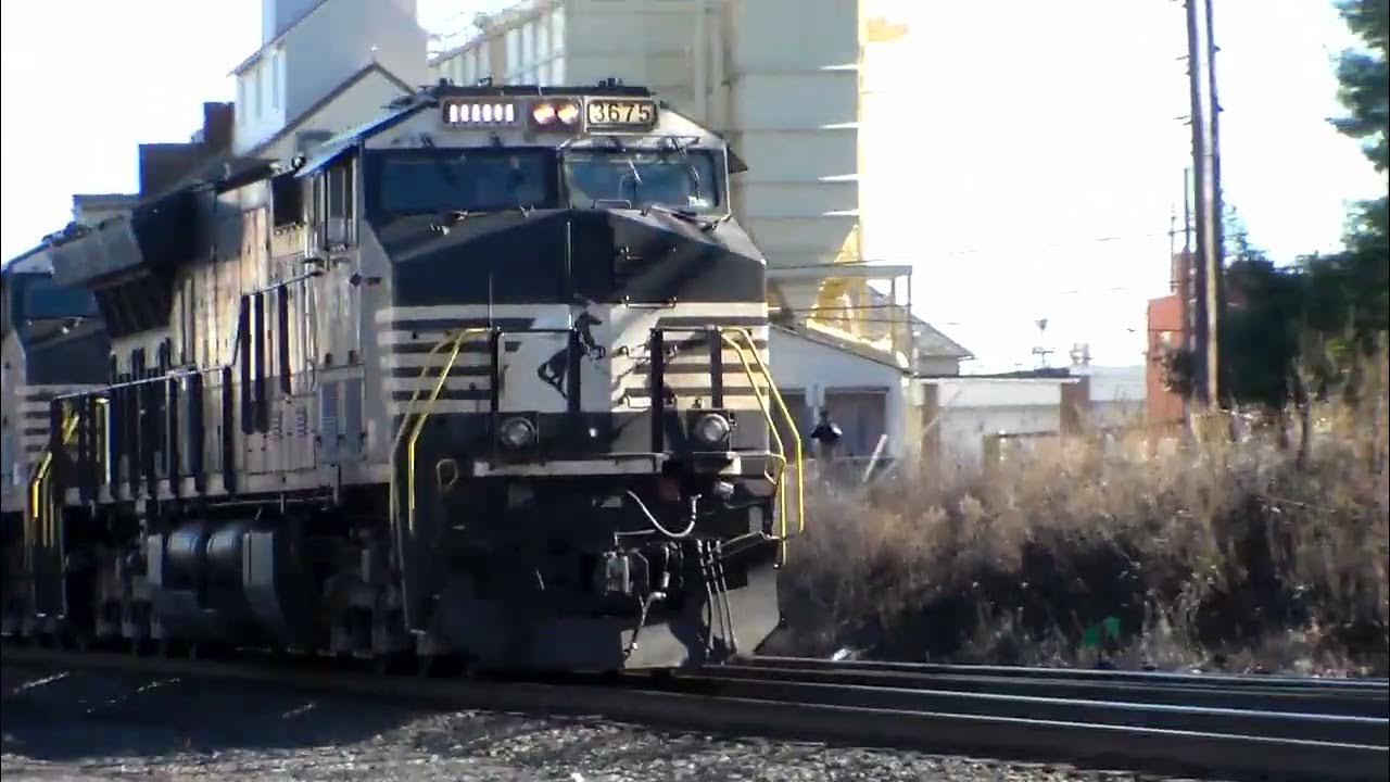 Stacker with NS 3675 as the leader + MISSING NUMBER BOARD!!! - YouTube