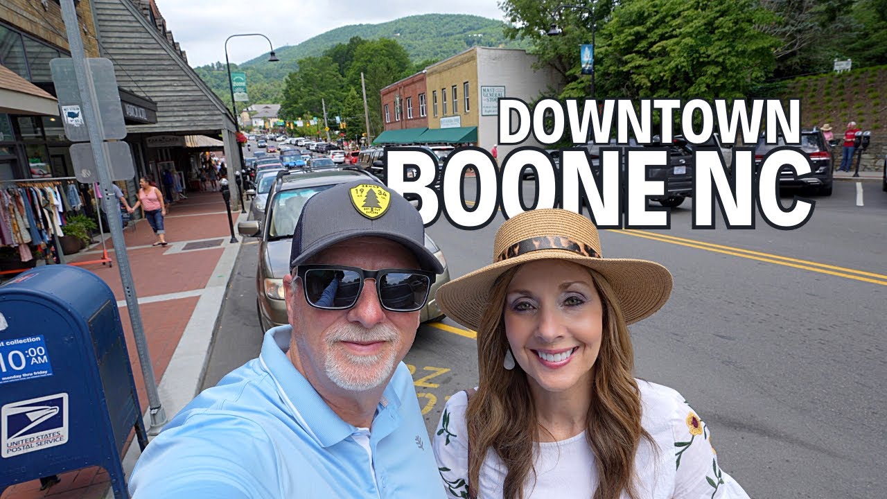 What's happening in Boone North Carolina - Downtown tour - YouTube