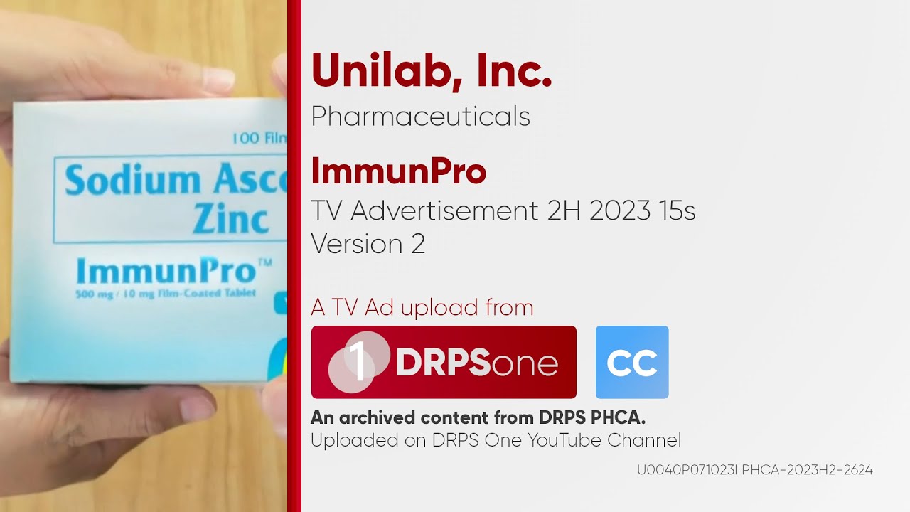 ImmunPro TV Ad 2H 2023 15s (Philippines, Version 2) [CC] - YouTube