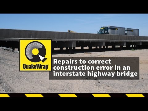 Repairs to correct construction error in an interstate highway bridge ...