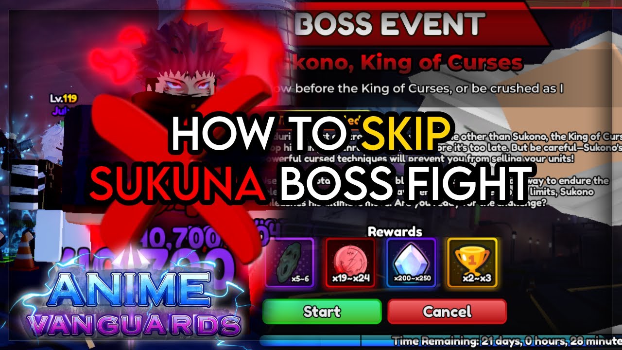 How To Cheese Sukuna Boss Fight (Quick Guide) | Anime Vanguards ...