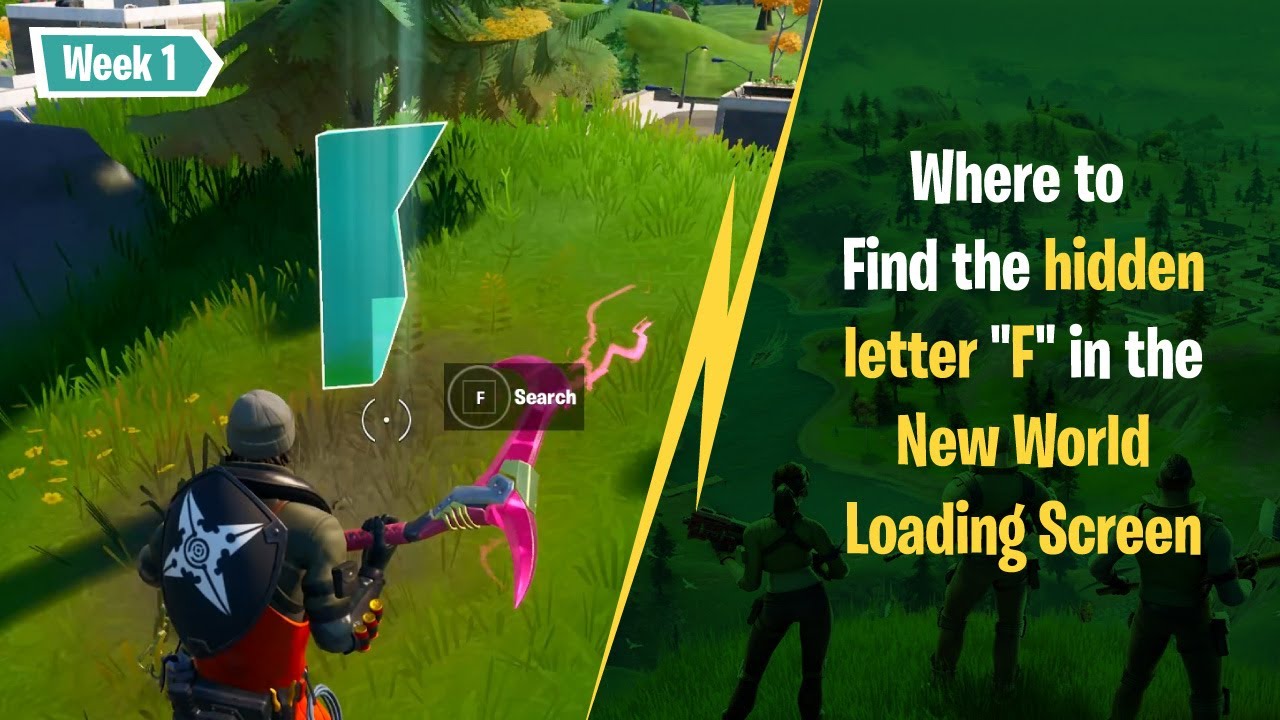 Search hidden letter "F" found in the New World Loading Screen - YouTube
