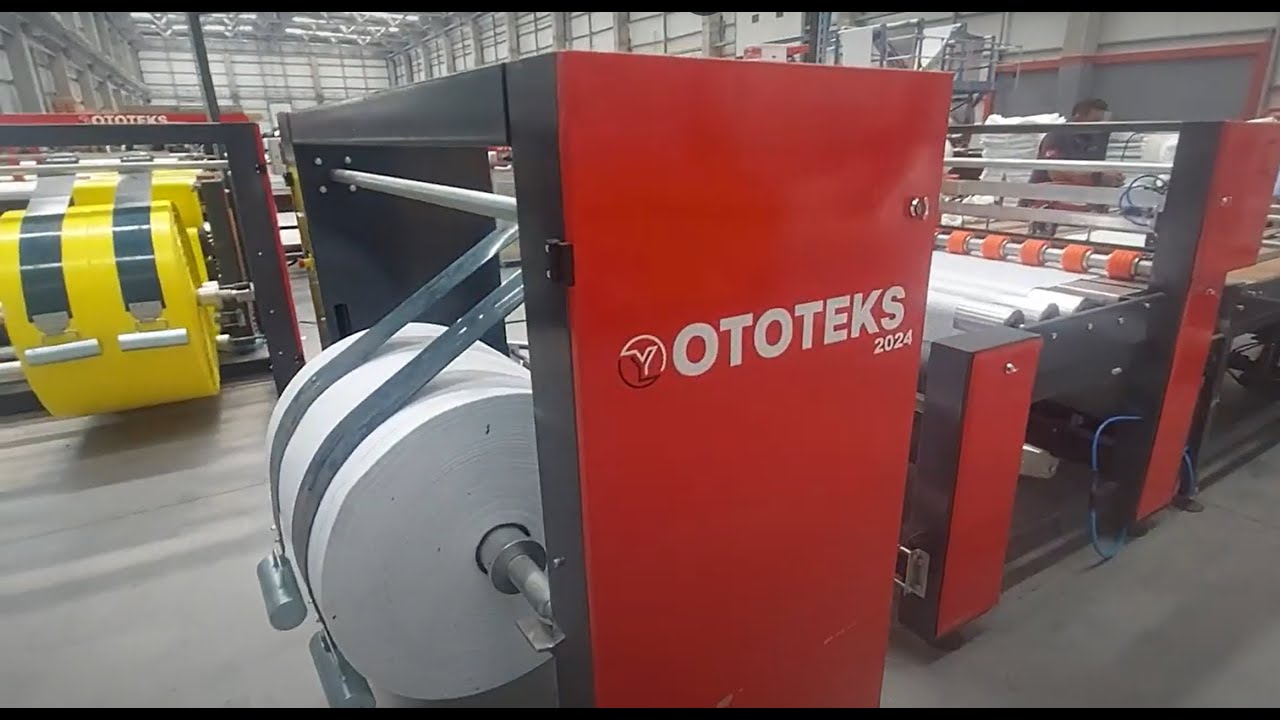 www.ototeks.com Fibc Bottom Cutting Machine Installation - YouTube