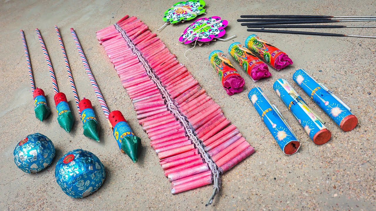 Different Types Of Fireworks Testing | Unique Crackers Testing | Diwali ...