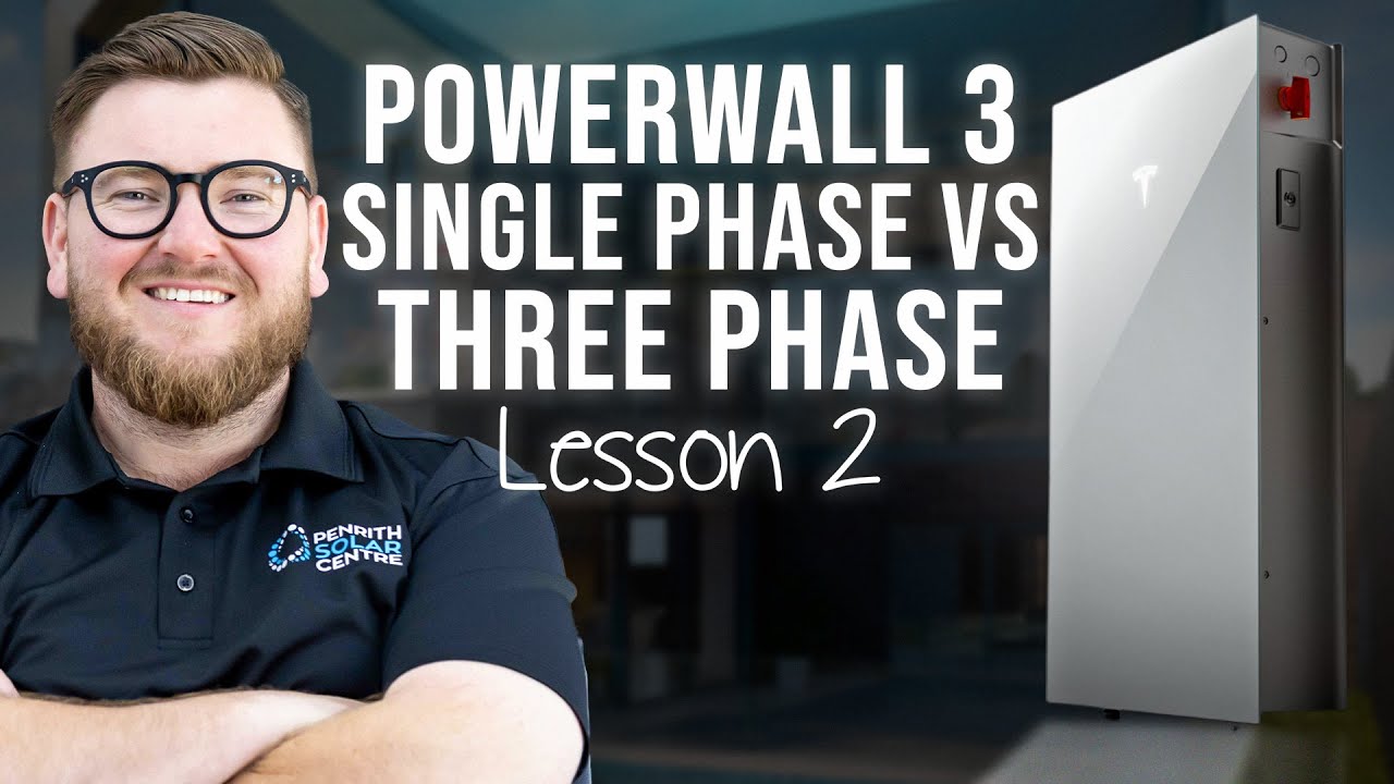 Tesla Powerwall 3 | Single phase vs Three Phase Installations - YouTube