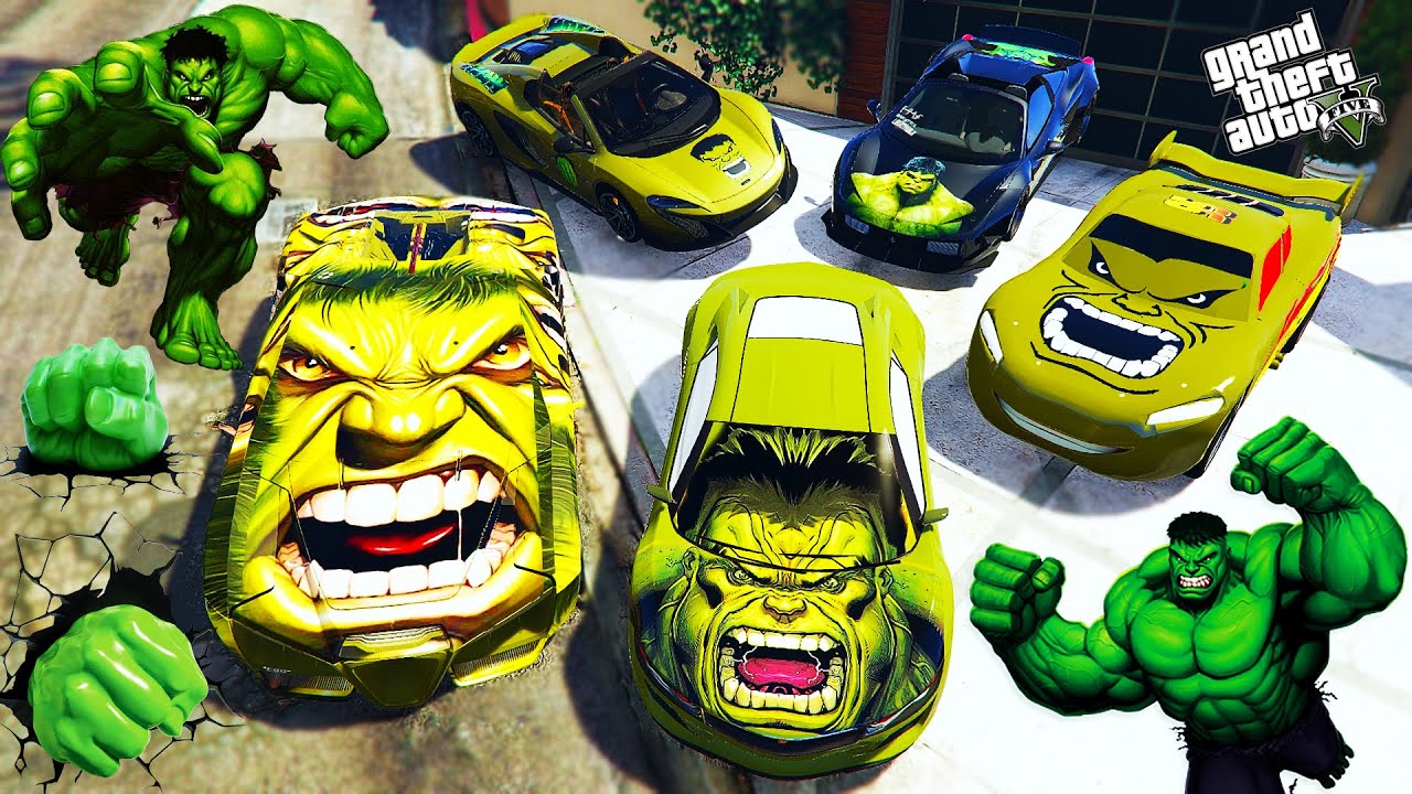 Collecting HULK Modified Super cars ! GTA 5 - YouTube