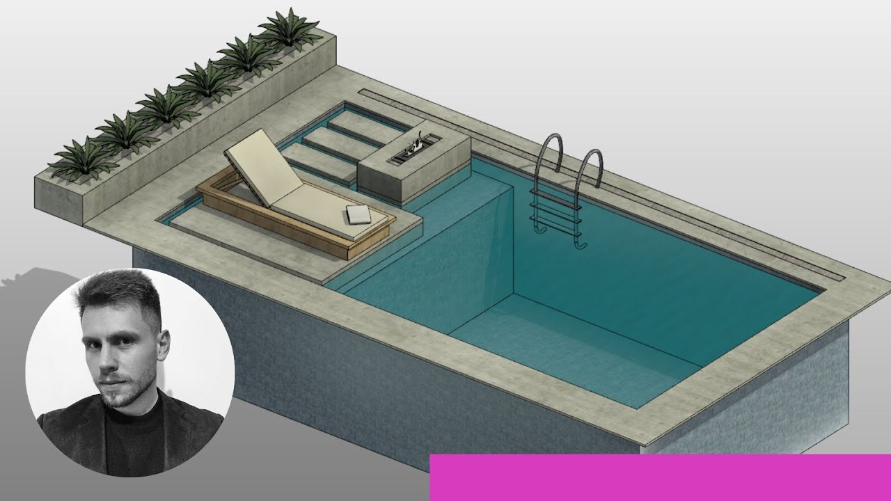 (Revit Famílias) - Criação de uma Piscina - YouTube