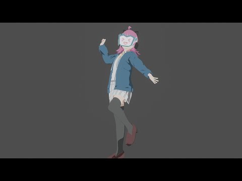 Rina Tennouji 3D (Fan Art) Blender
